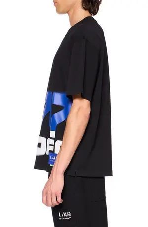 L/AB C/O OFF-WHITE Off Stacked Cotton Graphic T-shirt
