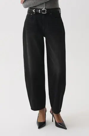 PISTOLA Sacha High Waist Barrel Leg Jeans