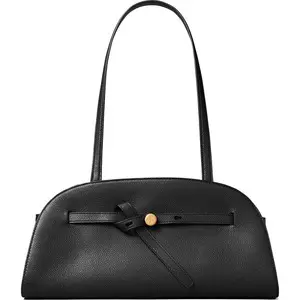 Tory Burch Romy East West Leather Bauletto - Black