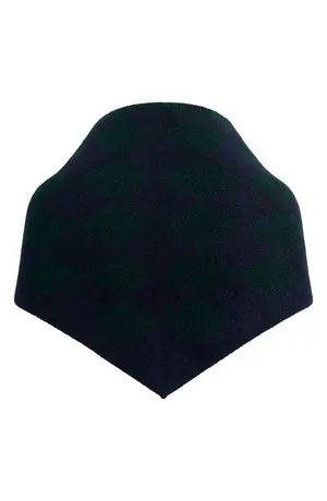 FAVORITE DAUGHTER The Argyle Wool Blend Triangle Scarf