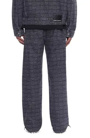 L/AB C/O OFF-WHITE Logo Print Jeans