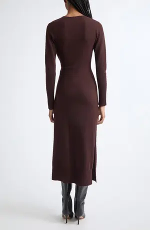 Veronica Beard Salomez Merino Wool & Cashmere Knit Dress