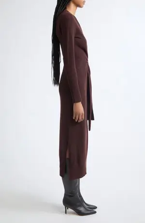 Veronica Beard Salomez Merino Wool & Cashmere Knit Dress