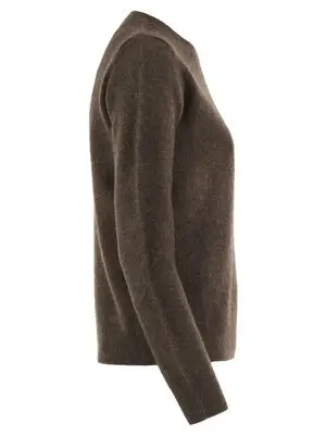 Max Mara Smmvoliera Pure Yak Crew-neck Jumper - Brown