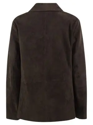 Max Mara Smmancora Single-breasted Suede Jacket