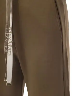 Max Mara Smmbali Wide Jersey Trousers - Brown