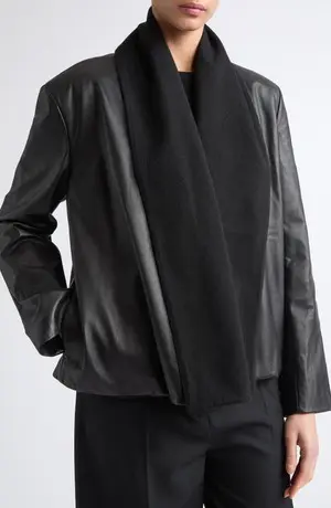 TOTEME Scarf Leather Jacket