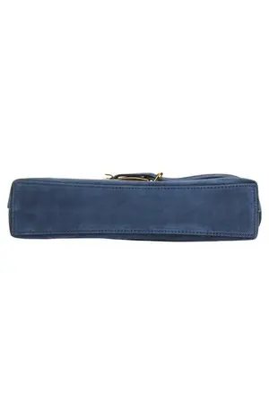 LIFFNER Belted Suede Shoulder Bag