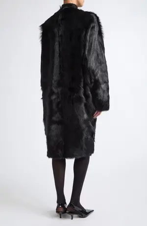 TOTEME Structured Genuine Shearling Coat