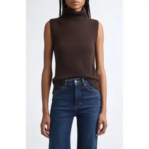 Veronica Beard Mazzy Cashmere Shell - Espresso