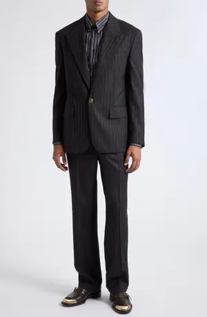 Versace Wool Jacquard Evening Jacket