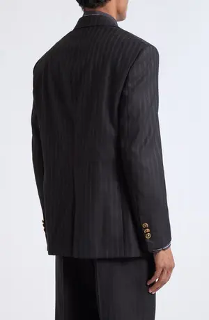 Versace Wool Jacquard Evening Jacket