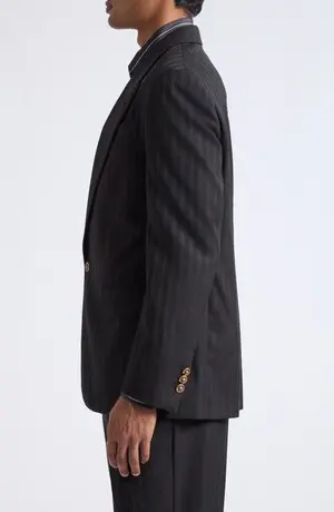 Versace Wool Jacquard Evening Jacket