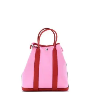 Hermès Garden File Tote Toile And Leather 28