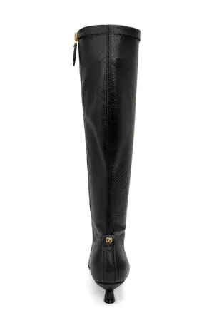 Aerosoles Richie Faux Leather Knee High Boot - Black