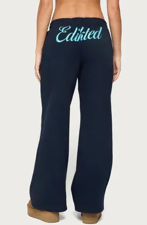 EDIKTED Miss Wide Leg Sweatpants
