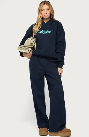 EDIKTED Miss Wide Leg Sweatpants