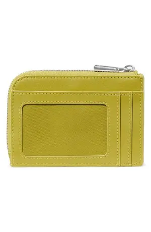Kate Spade New York Mini Suede Zip Card Case - Laurel Leaf