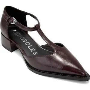Aerosoles Mona Faux Leather T-strap Pump - Fig
