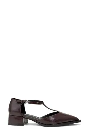 Aerosoles Mona Faux Leather T-strap Pump - Fig