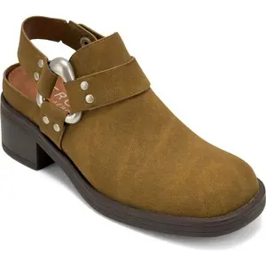Aerosoles Maya Faux Leather Slingback Bootie - Walnut