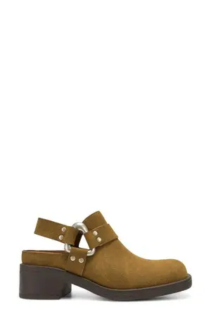 Aerosoles Maya Faux Leather Slingback Bootie - Walnut