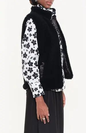 THE LULO PROJECT Amparo Faux Fur Vest