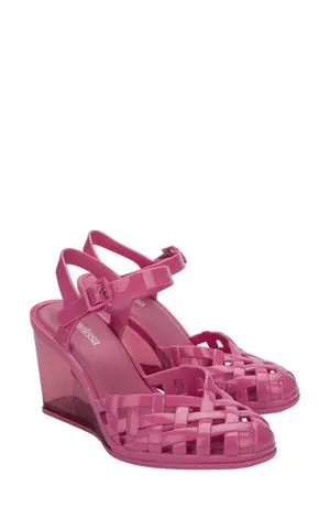 Melissa Agata Wedge Sandal - Pink