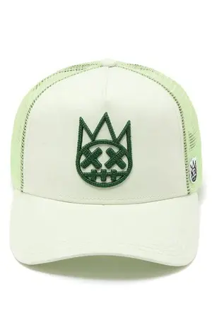 CULT OF INDIVIDUALITY Logo Mesh Back Trucker Hat - Seafoam