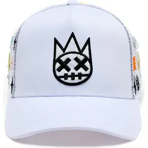 CULT OF INDIVIDUALITY Shimuchan Logo Trucker Hat - White Pattern