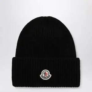 Moncler Beanie In Wool And Cashmere