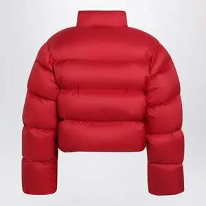 Gucci Cropped Padded Zip-up Down Jacket - Red