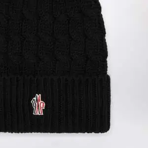 Moncler Wool Beanie With Pompom