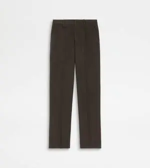 TOD'S Chino Pants In Cotton - Brown