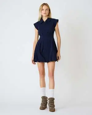 Steve Madden Dyanne Dress Sleeveless Bubble Dresses - Marine