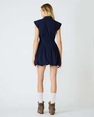 Steve Madden Dyanne Dress Sleeveless Bubble Dresses - Marine