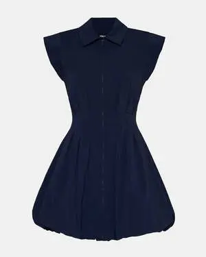 Steve Madden Dyanne Dress Sleeveless Bubble Dresses - Marine