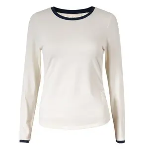 VEEVA Nelly Top - White/blue