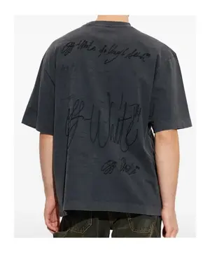 Off-White Embroidered Logo T-shirt