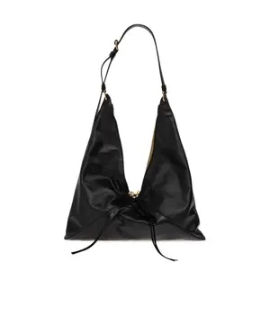 Moschino Triangle-shape Leather Shoulder Bag - No