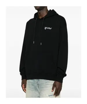 Off-White Logo-embroidered Hoodie