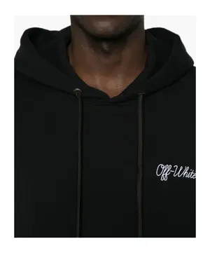 Off-White Logo-embroidered Hoodie