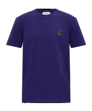 Versace Logo Patch T-shirt - Blue