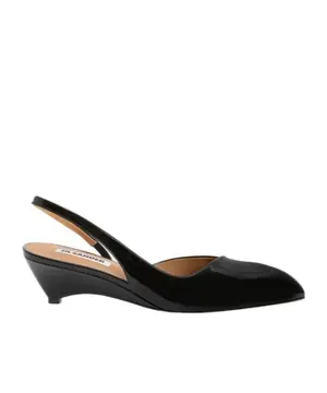 JIL SANDER Pointed Slingback Wedge Pumps