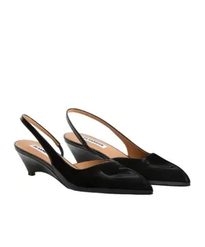 JIL SANDER Pointed Slingback Wedge Pumps