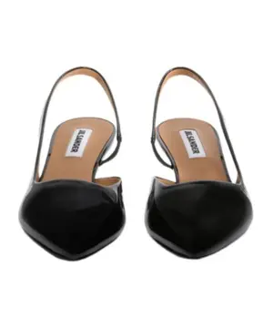 JIL SANDER Pointed Slingback Wedge Pumps