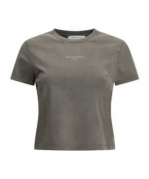 Maison Kitsuné Faded Cropped T-shirt