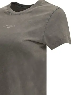 Maison Kitsuné Faded Cropped T-shirt