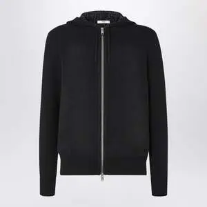 Fendi Ff Zucca Cashmere Sweatshirt - Black