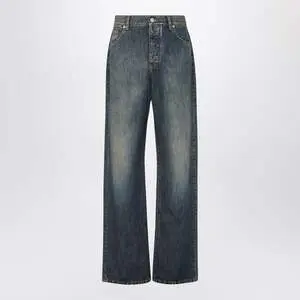 Fendi Washed Denim Jeans - Blue